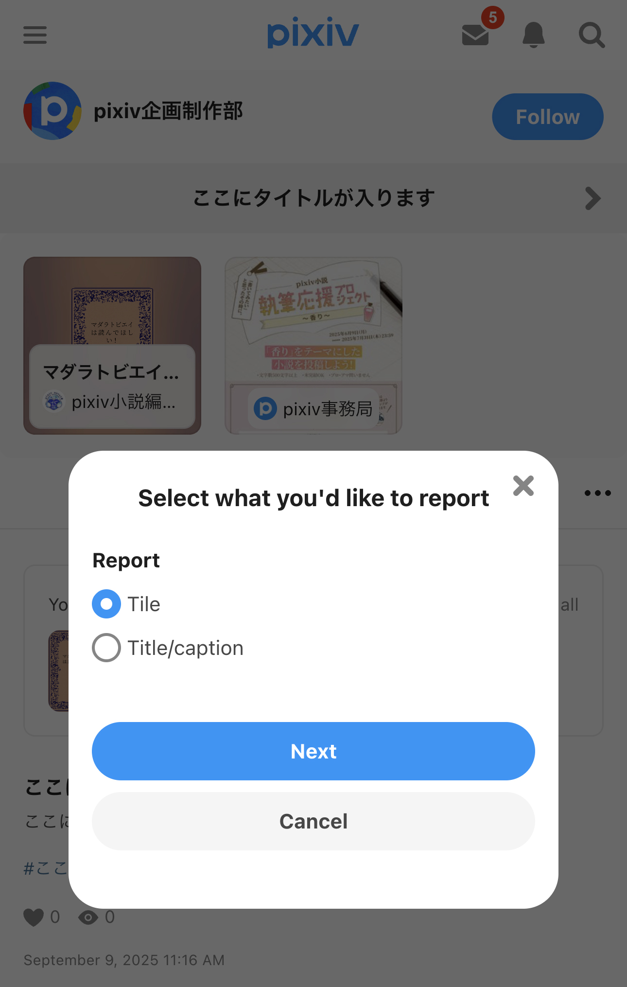 How do I report a collection? – pixiv Help Center