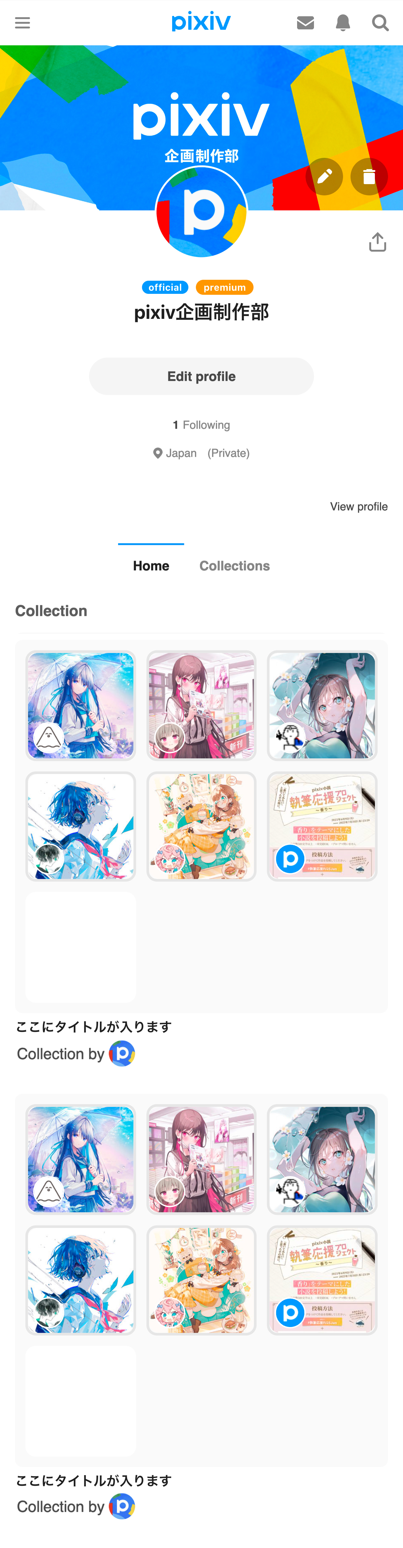 Where can I view collections? – pixiv Help Center